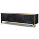 Black Magic Entertainment TV Unit 2.2m - Golden